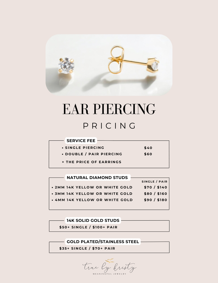 Ear Piercing Appointments: 133 W. Market St. West Chester, PA – True by ...